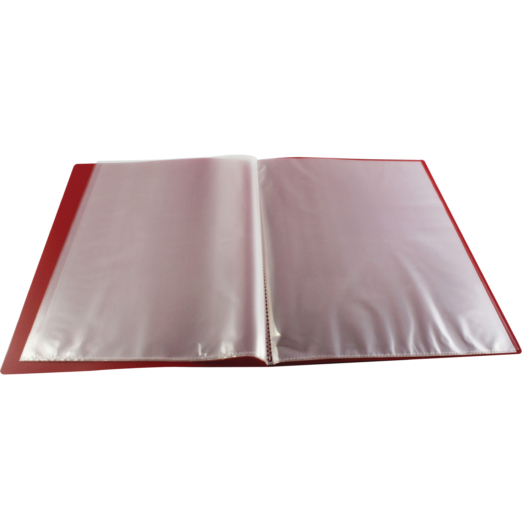 Display book, 20 pockets – Red opaque - Q-CONNECT