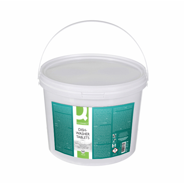 Dishwasher tablets, Bucket 100 - Q-CONNECT
